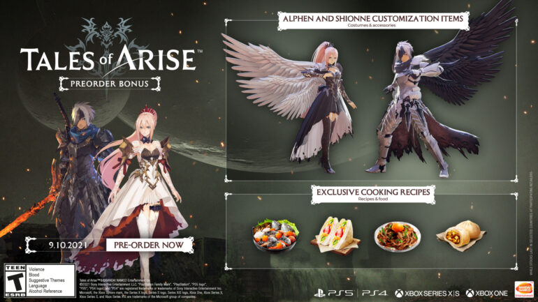 Tales Of Arise Coming To Xbox Series And Ps5 — Infinite Start