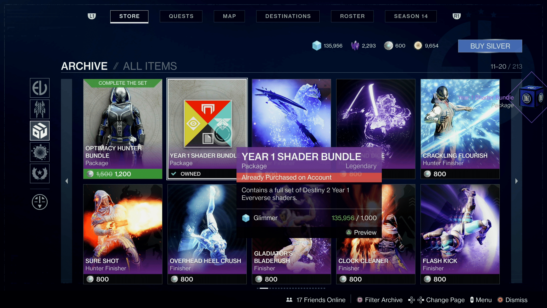 How to Unlock Every Year One Shader in Destiny 2