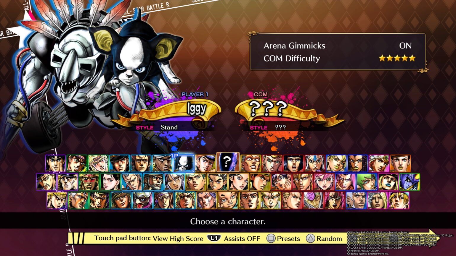 JoJo's Bizarre Adventure: All-Star Battle R Review » Infinite Start