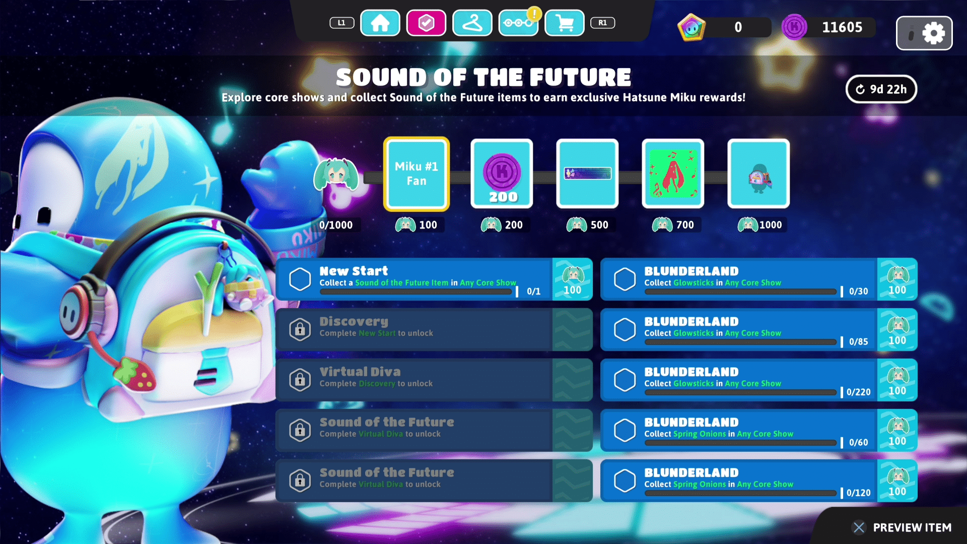 Fall Guys Announces Hatsune Miku Crossover Event