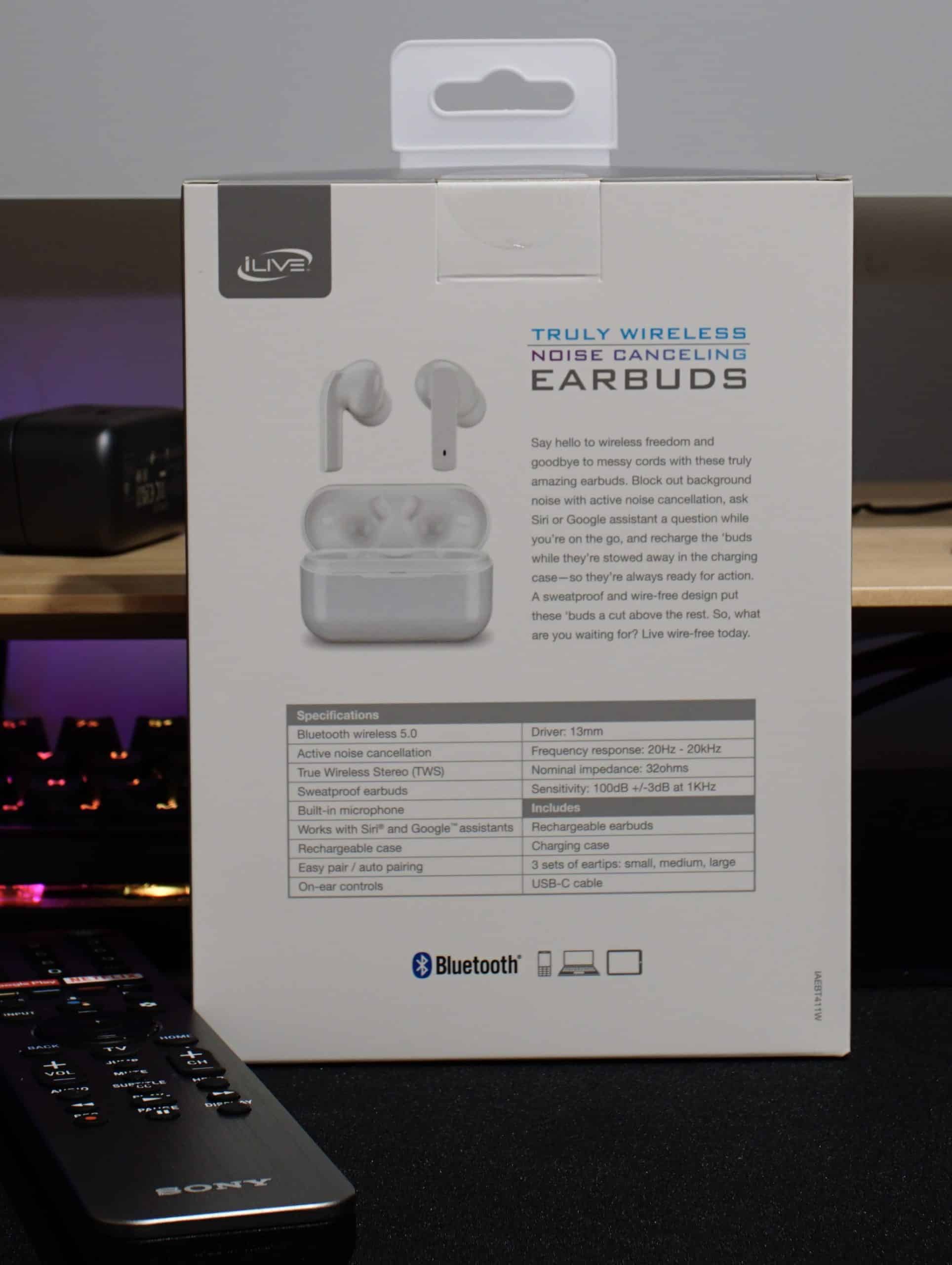 iLive Truly Wireless Noise Cancelling Earbuds (IAEBT411) Review