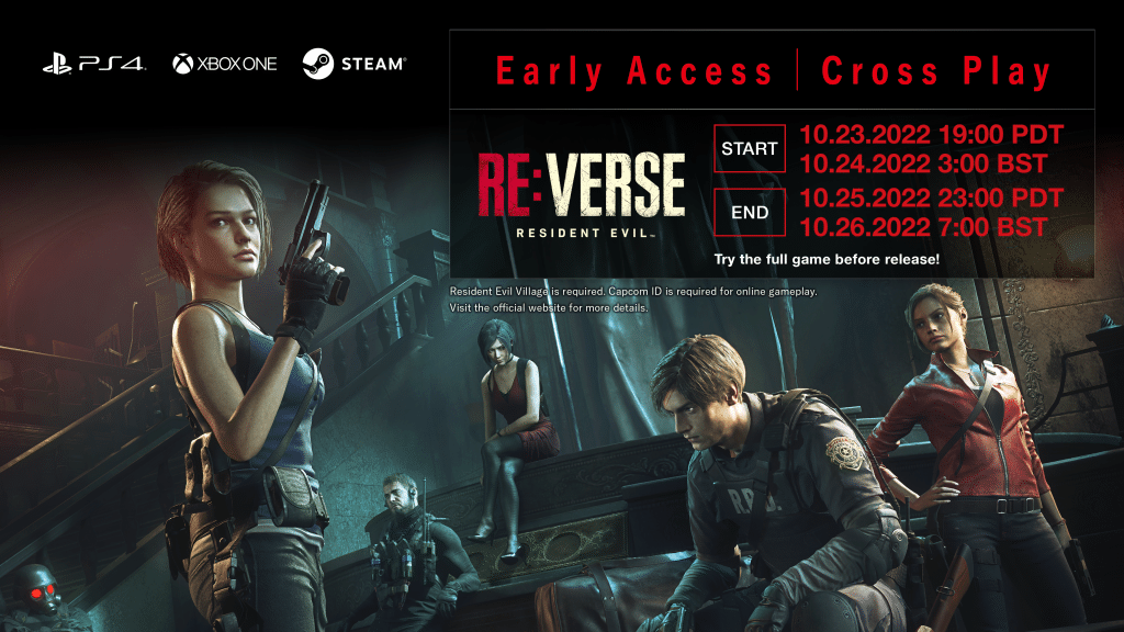 Resident Evil Re:Verse Roadmap Released; Early Access Announced