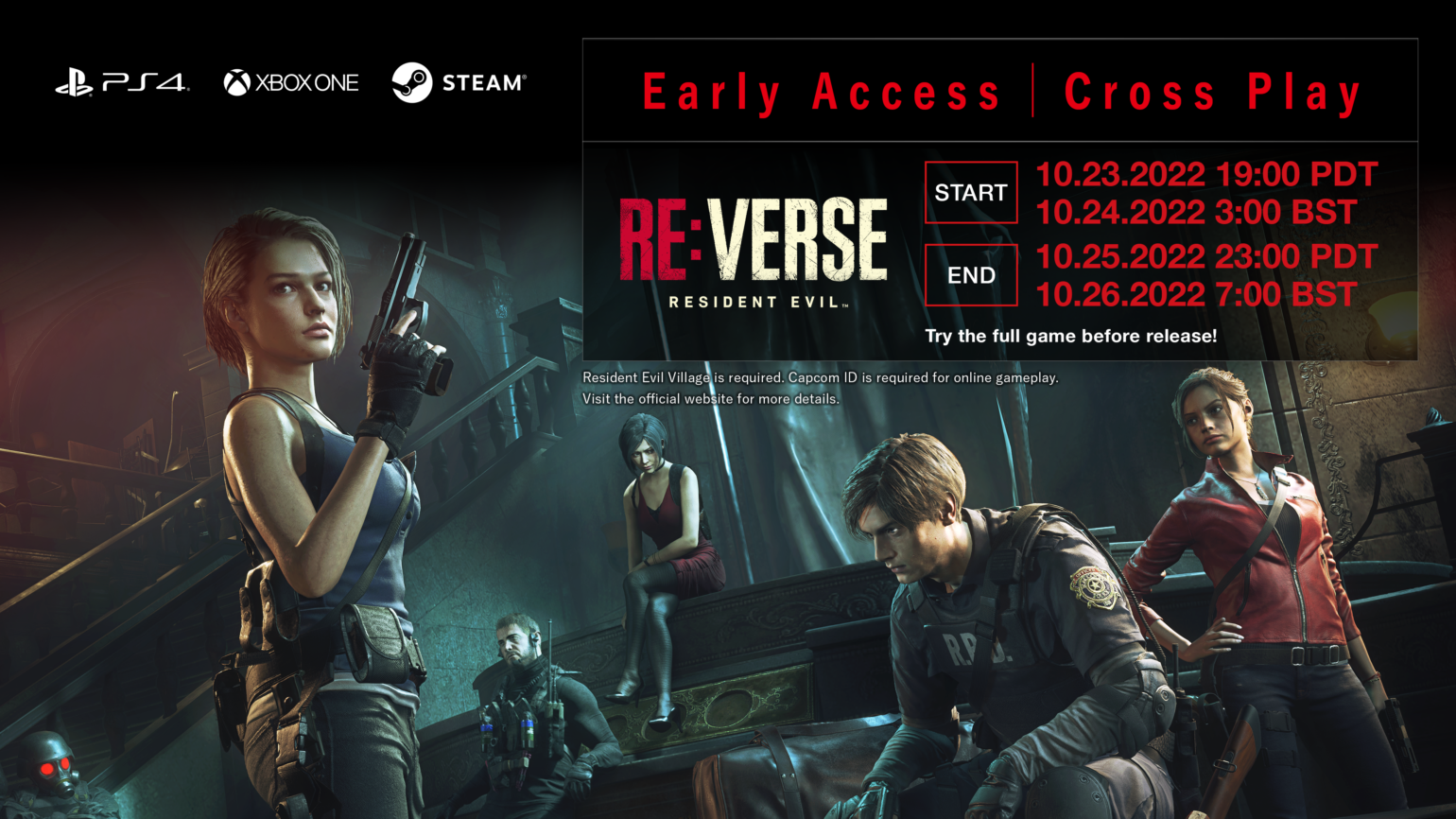 Resident Evil Re:Verse Roadmap Released; Early Access Announced ...