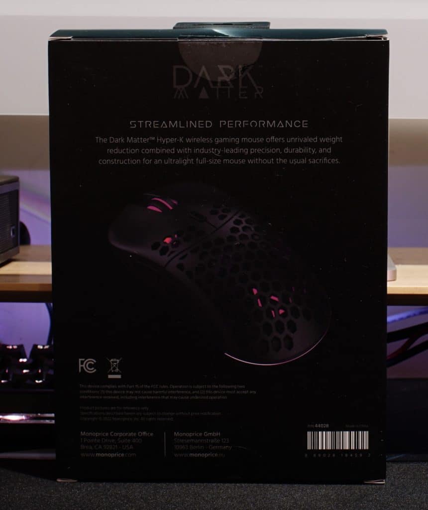 Monoprice Dark Matter Hyper-K Wireless Gaming Mouse Review