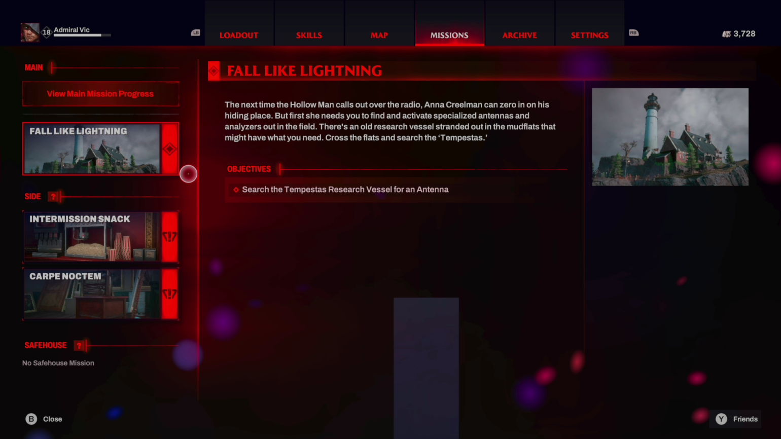 Redfall Review » Infinite Start