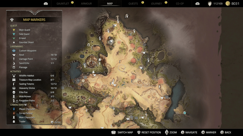 Every Atlas Fallen Map Guide